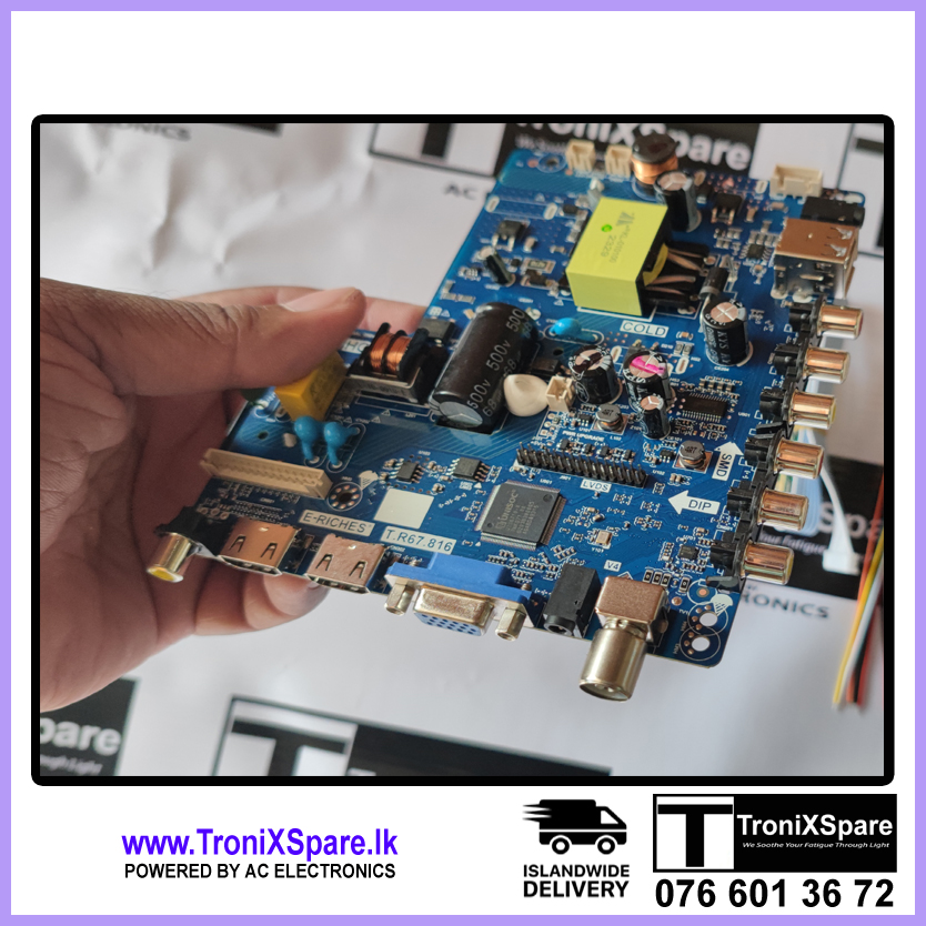 T.R67.816 32INCH TV UNIVERSAL LCD MAIN BOARD - TroniXSpare